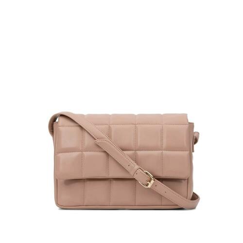 Buy NUFA Women Beige Quilted Crossbody Sling bags for College, Office ...
