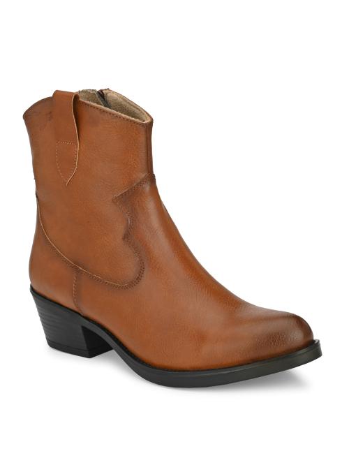 Buy Delize Womens Tan Chelsea Boots Online at Best Prices in India ...