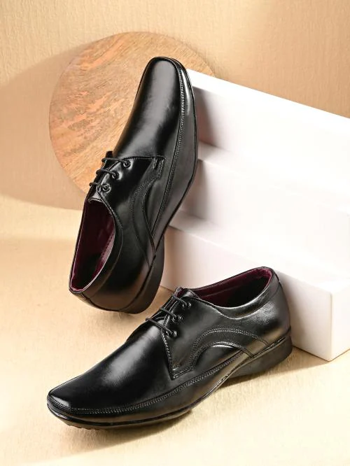 Buy Bucik Men Comfortable Lightweight Lace Up Formal Shoes Online at ...