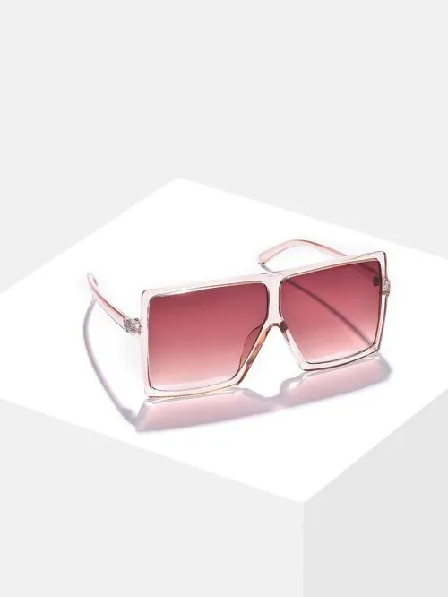 Buy Haute Sauce By Campus Sutra Women Brown Lens & Peachy Transparent ...