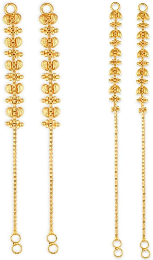 Buy Vighnaharta Alloy Ear Thread For Women And Girls (Pair Of 2) Online ...