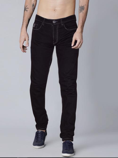 Buy Jb Just Black Men's Slim Fit Black Jeans Online at Best Prices in ...