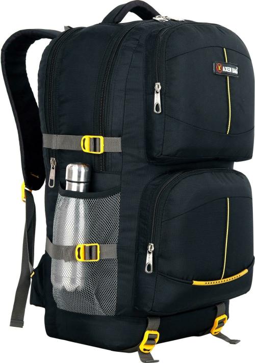 Buy Axen Black Polyester Rucksack 65 L Online at Best Prices in India ...