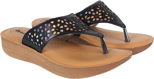 Buy Inblu Women Flats Sandal (Black) - UK 3 Online at Best Prices in ...