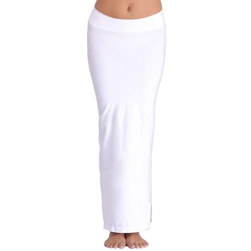 Buy Women Microfiber Saree Shapewear White XL Waist Trimmer Thigh ...