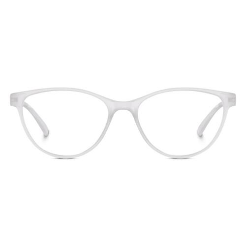 Buy SunglassesMart Emiltus White Spectacle Frame For Men And Women ...