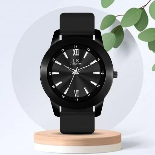 Buy IIK COLLECTION Watches for Men Round Shining Roman Numerical Dial ...