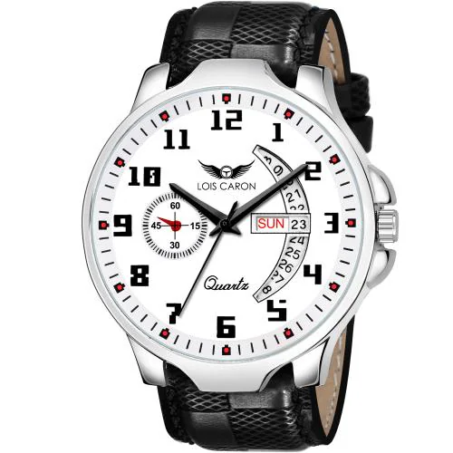 Buy LOIS CARON LCS-8254 TRENDING DAY & DATE FUNCTIONING WATCH Analog ...