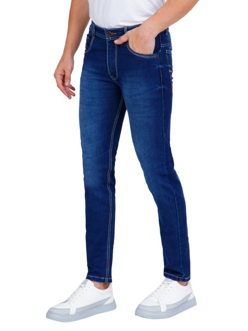 Buy BEZLER Men Dark Blue Jeans Online at Best Prices in India - JioMart.