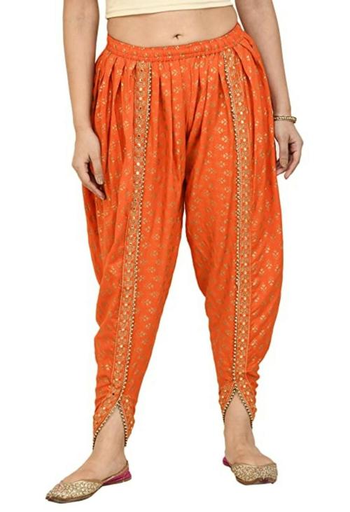 Buy Orange Patiala Dhoti-34 Online at Best Prices in India - JioMart.