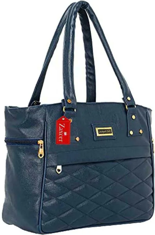 Buy Zaxcer Women Blue Hand-held Bag Online at Best Prices in India ...