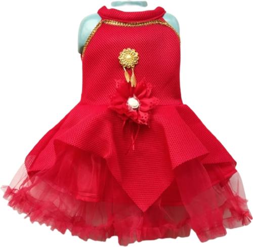 Buy Maruf Girls Red Net Fit and Flare Dress 9 - 12 M Online at Best Prices in India - JioMart.