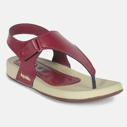 Buy Aqualite's Trendy and Stylish Red Sandals For Women Online at Best ...