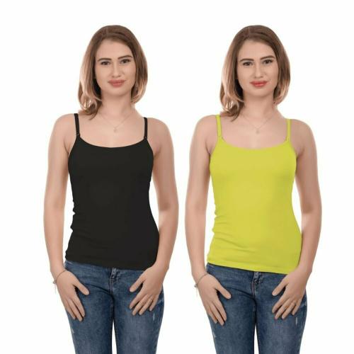 Buy Mesua Ferrea Cotton Regular Non-Padded Camisole Slip/Cami with ...
