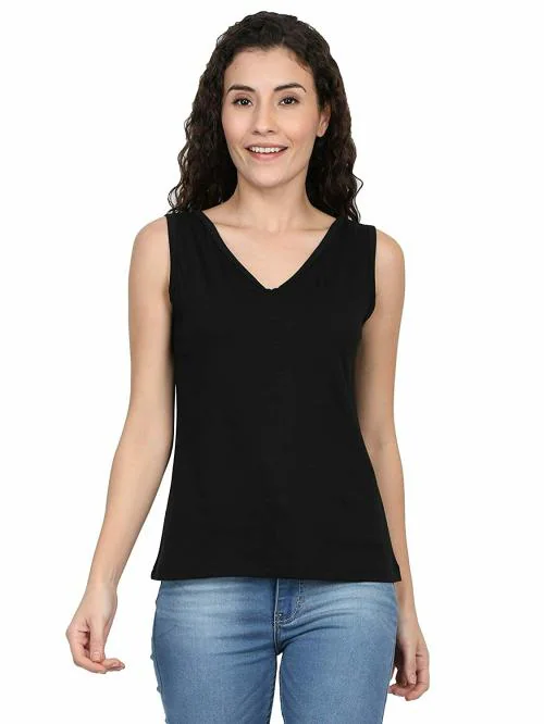 Buy ECOLINE Clothing Eco-Friendly Women's Cotton Dual V Neck/Round Neck ...