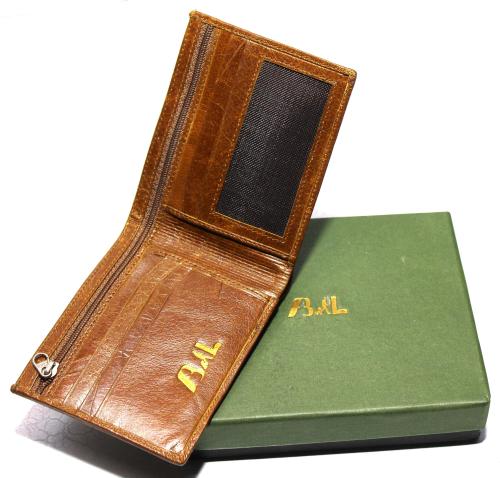 Buy Abil Men Brown Genuine Leather 5-Card Slots Wallet Online at Best ...