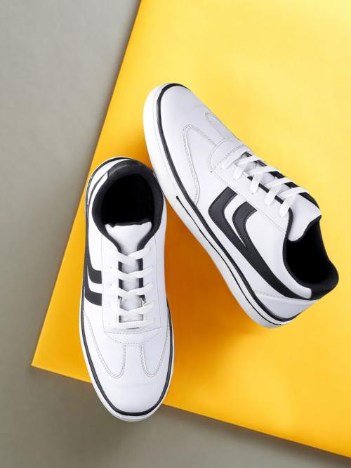 Buy MR.WONKER Designer Casual Sneaker Shoes for Men (WHITE) Online at ...