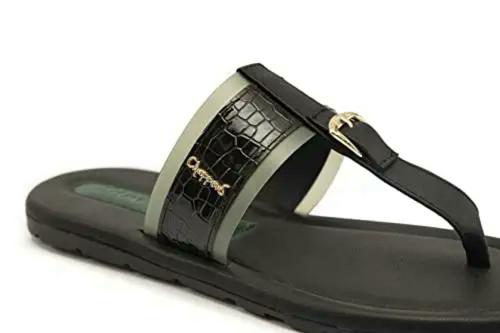 Buy Chappers Men's Leather T-String Ethnic Footwear/Slippers Online at ...