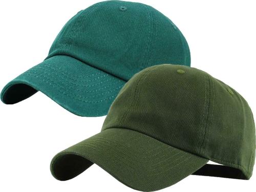 Buy Zipper-G Unisex Dark Forest Green And Olive Green Baseball Cap ...
