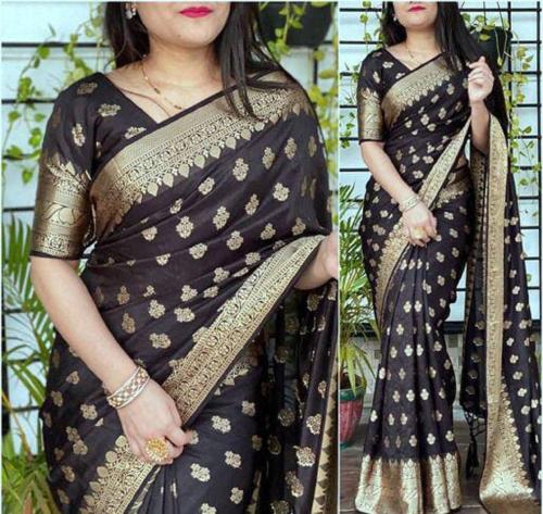 Buy PANETAR Fancy Wedding Jacquard Saree For Bridal Online at Best ...