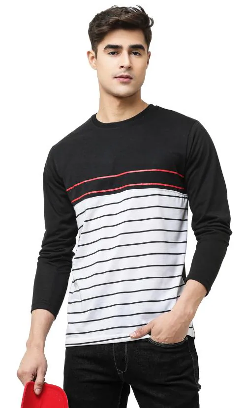 Buy LEOTUDE Regular Fit Cottonblend Full Sleeve T-Shirt for Men Online at Best Prices in India ...