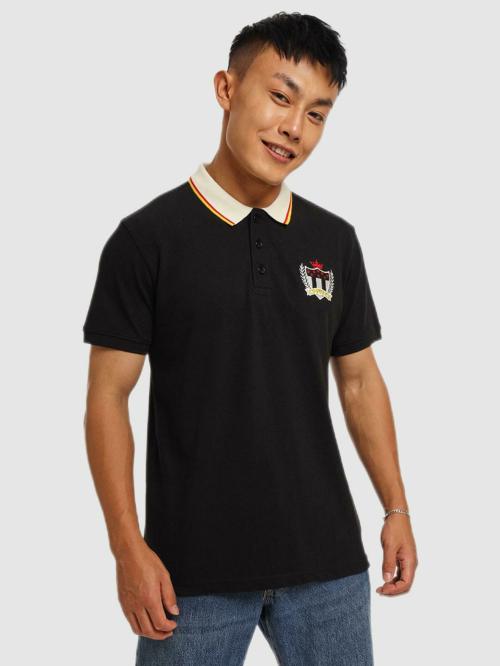 Buy Bewakoof Men's Graphic Black Short Sleeve Polo T-Shirt Online at Best Prices in India - JioMart.