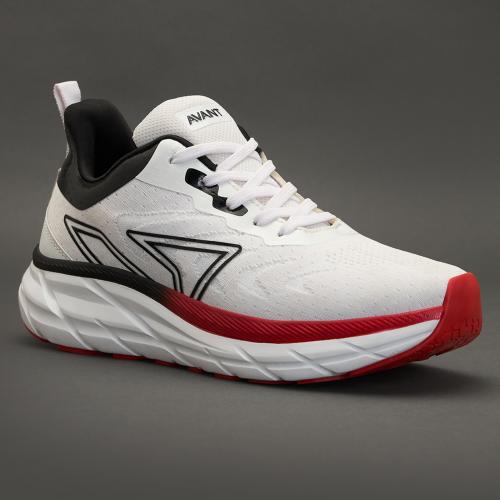 Buy AVANT Men's Vector Running shoes - White/Black - UK 8 Online at ...