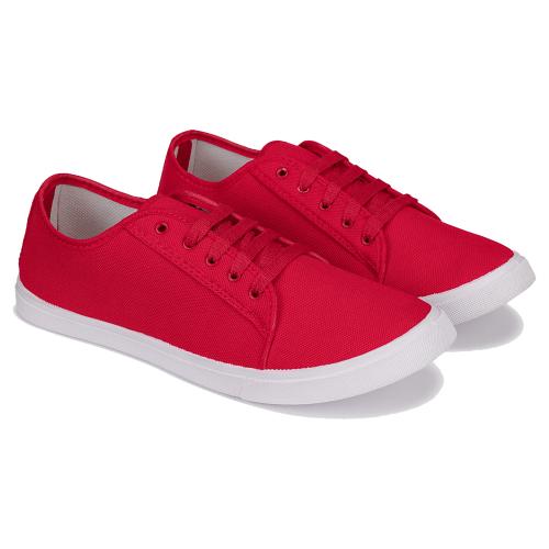 Buy Bersache Men's Red Casual Shoes Online at Best Prices in India ...