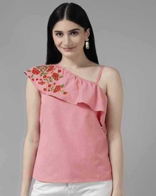 Buy Aarika Womens Red Color Top Online at Best Prices in India - JioMart.