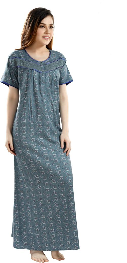 Buy Pearl Night Wears Womens Multicolor Viscose Nighty - XXL Online at ...