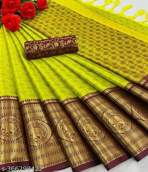 Buy Fashion Jaade Women Saree With Blouse Piece-014-Size-Free Size ...