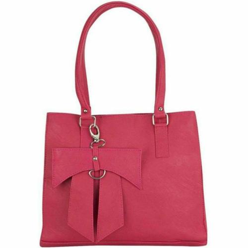 Buy ACRIL Women Pink Synthetic Leather Hand-Held Bag Online at Best ...