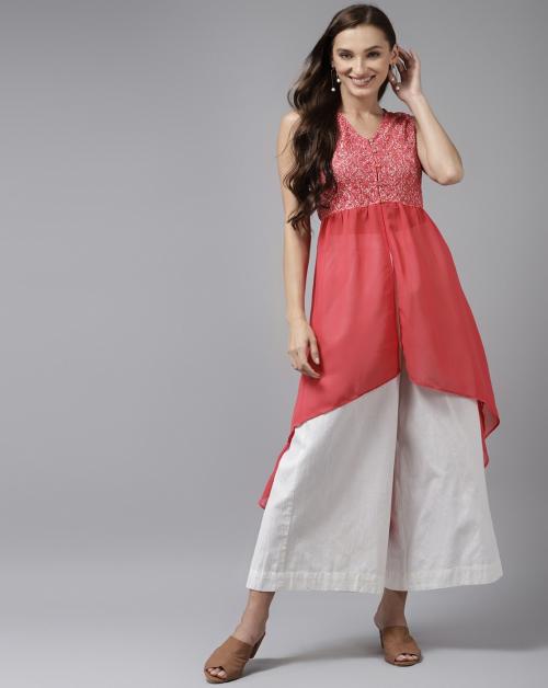 Buy Aarika Womens Rani Color Casual wear Top Online at Best Prices in ...