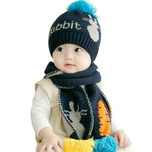 Buy SYGA Baby Girls Navy Blue Hats & Caps Online at Best Prices in ...