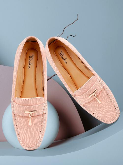 Buy Mr. Wonker Pink Party Wear Loafers for Women Online at Best Prices ...