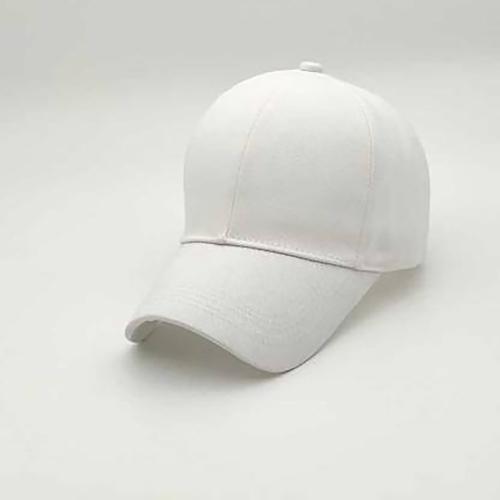 Buy ALAMOS Unisex White Cotton Plain Cap Online at Best Prices in India ...