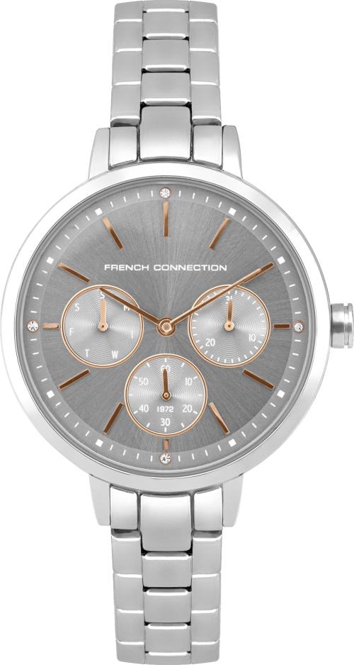 Buy French Connection Analog Grey Dial Silver Strap Watch For Women ...