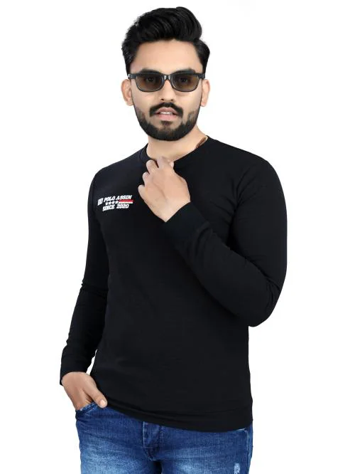 Buy Ranpariya Group Black t-shirt for mens Online at Best Prices in ...
