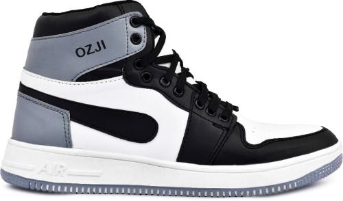 Buy OZJI Premium Artificial Leather Ankle Sports Shoes Basketball ...