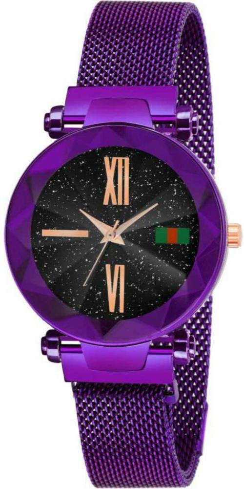 Buy Bolun Analog Black Dial Purple Strap Watch For Women Online at Best ...