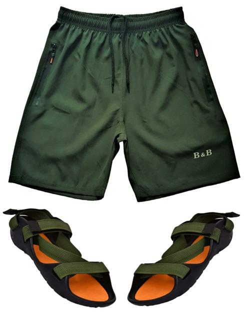 Buy Buttons & Bows Relax Fit Shorts/Knickers with Sandals for Men,-01 ...