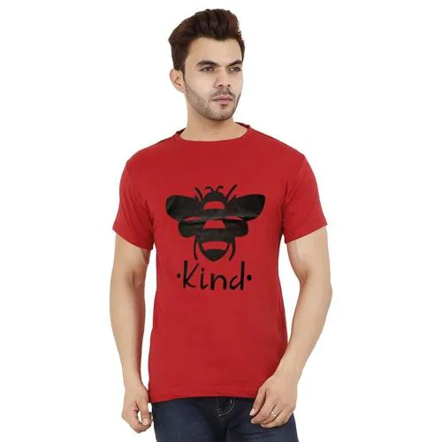Buy Trendy Rabbit 180 GSM with Bio-Wash 100% cotton T Shirt mens -be ...