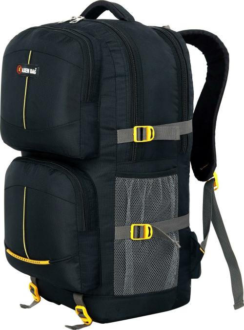 Buy Axen 1 Black Polyester Rucksack 60 L Online at Best Prices in India ...