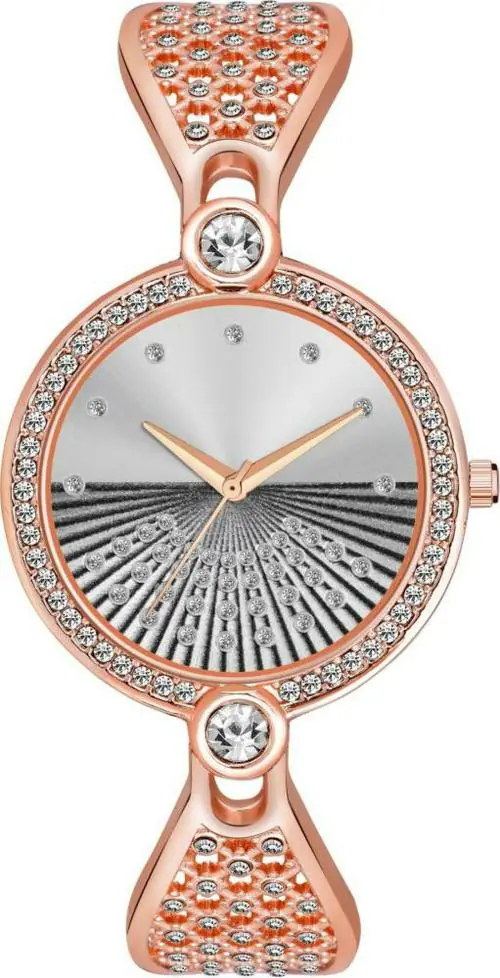 Buy Herita Enterprises MT-250 Analog Silver Dial Peach Strap Watch For ...
