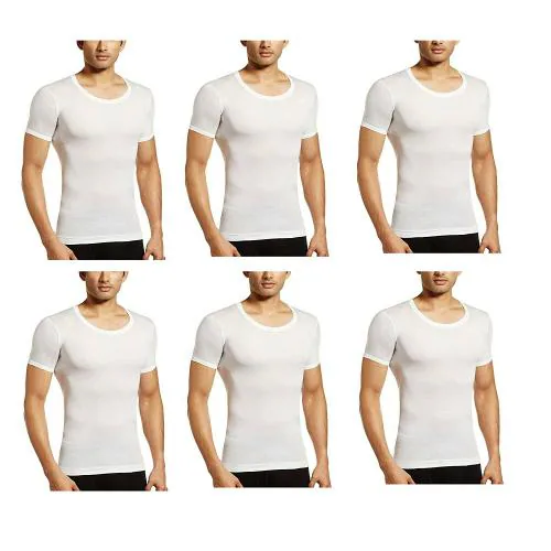 Buy IGNOTO (Pack of 6)(80CM) Inner Wear Vest, Cotton Baniyan, 100% ...