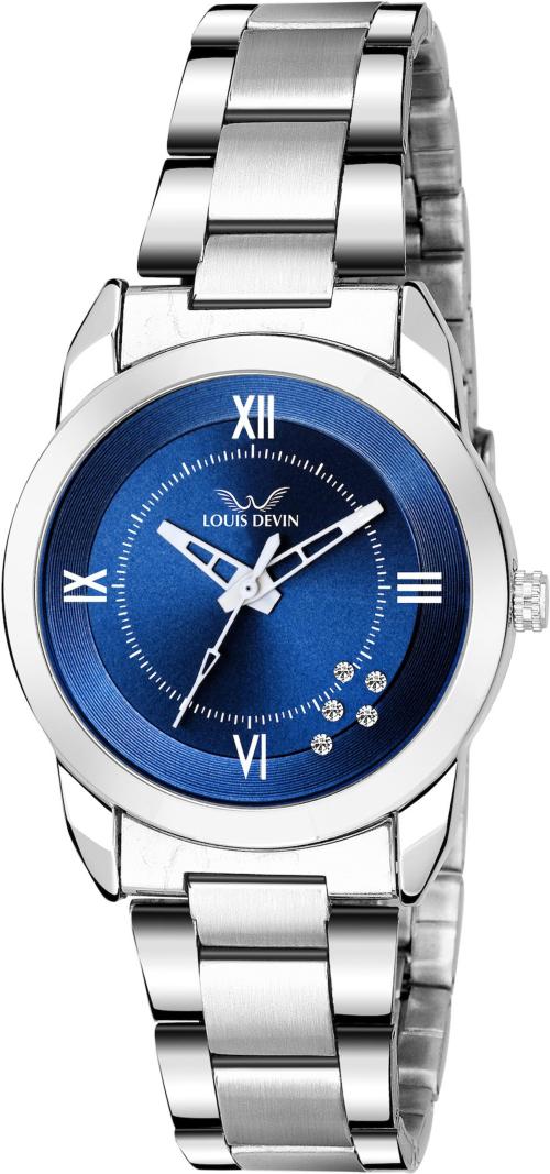 Buy Louis Devin Analog Blue Watch For Women (Ld-L114-Blu-Ch) Online at ...