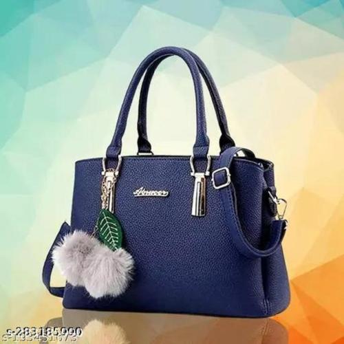 Buy New Trendy Fashionable Women's Shopper Hand Bag Violet Online at ...