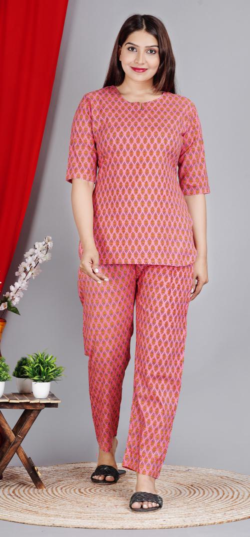Buy Meena Collection Women Printed Pink Top & Pyjama Set Online at Best Prices in India - JioMart.