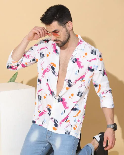 Buy FOGA CLOTHING MEN RAYON SHIRTS Online at Best Prices in India ...