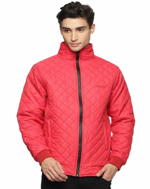 Buy Ryker Men's Solid Regular Lightweight Padded Jacket (Red) Online at ...